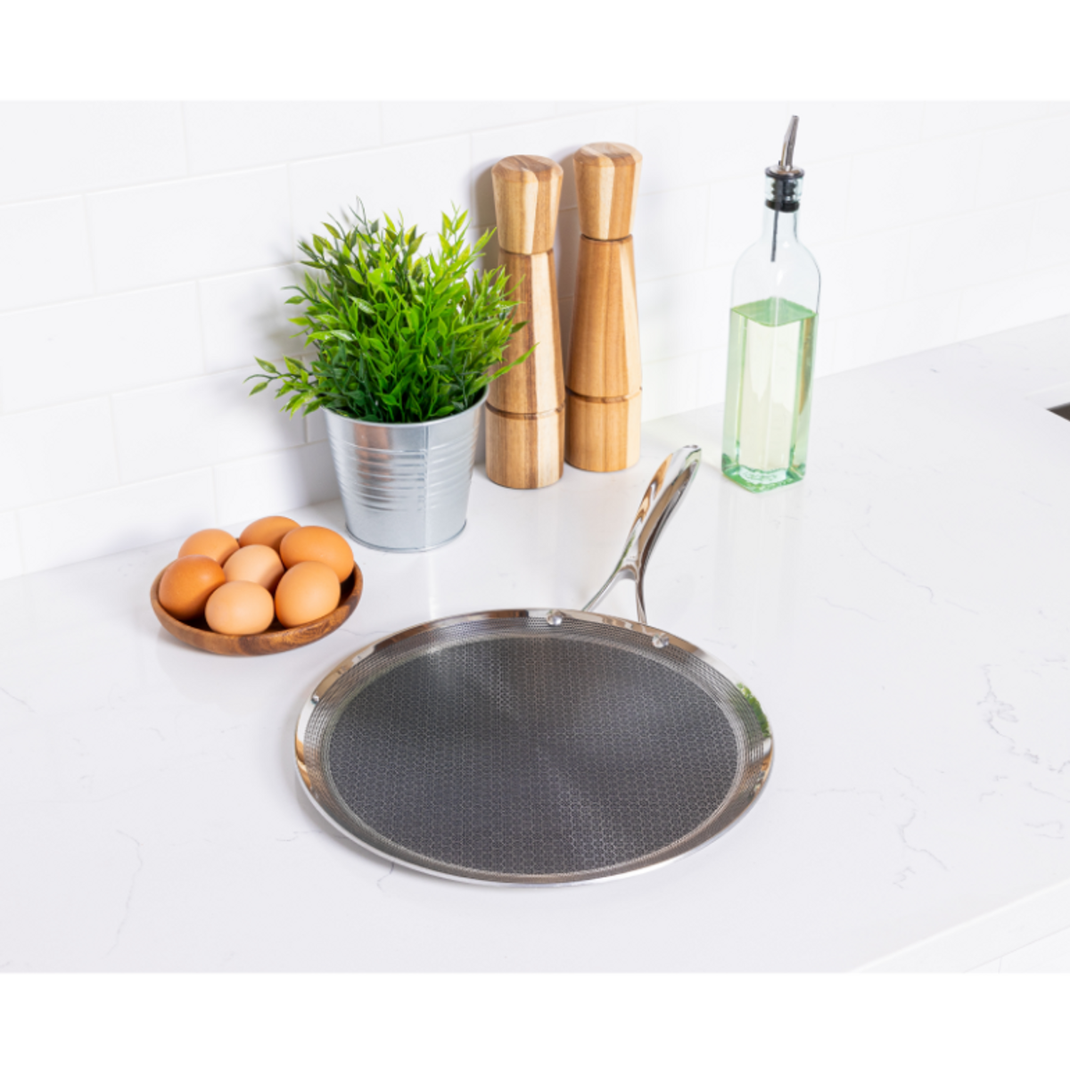 Hexclad Stekepanne med lav kant 30cm - Bottega.no